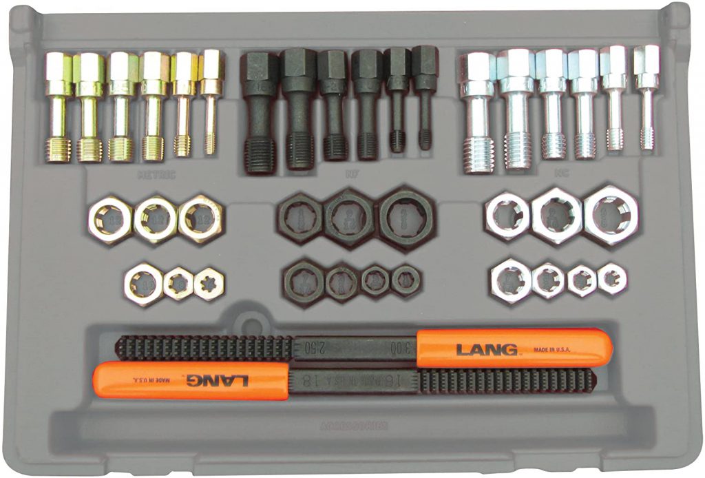 Thread Restorer Metric Kit 40 Piece Fractional by Lang